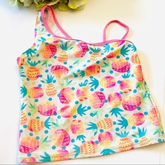 OP | Swim | Ocean Pacific Girls Pineapple Bathing Suit Top 7 | Poshmark